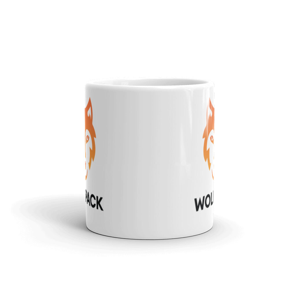 Wolfpack White Mug - Glossy – Wolfpack Financial